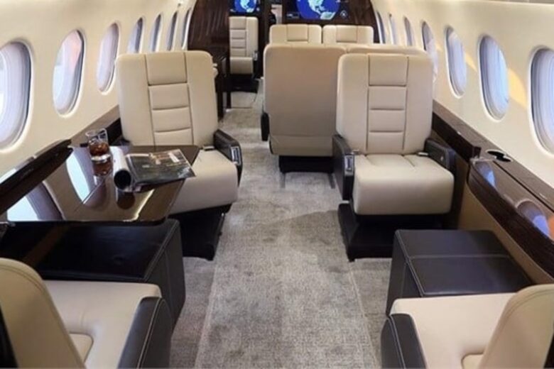 1987 Dassault Falcon Jet Aircraft ⋆ Beverly Hills Magazine