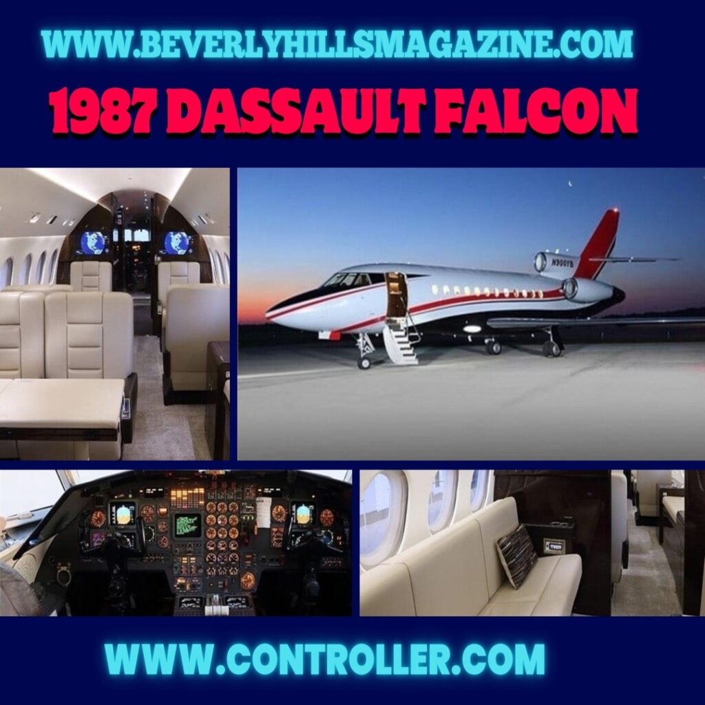 1987 Dassault Falcon Jet Aircraft ⋆ Beverly Hills Magazine