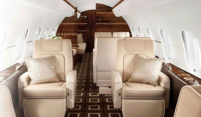 Luxury Private Jet: 2011 Bombardier Global 5000 ⋆ Beverly Hills Magazine