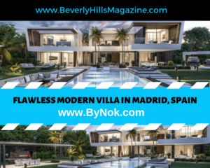 Flawless By Nok Modern Villa in Madrid, Spain ⋆ Beverly Hills Magazine