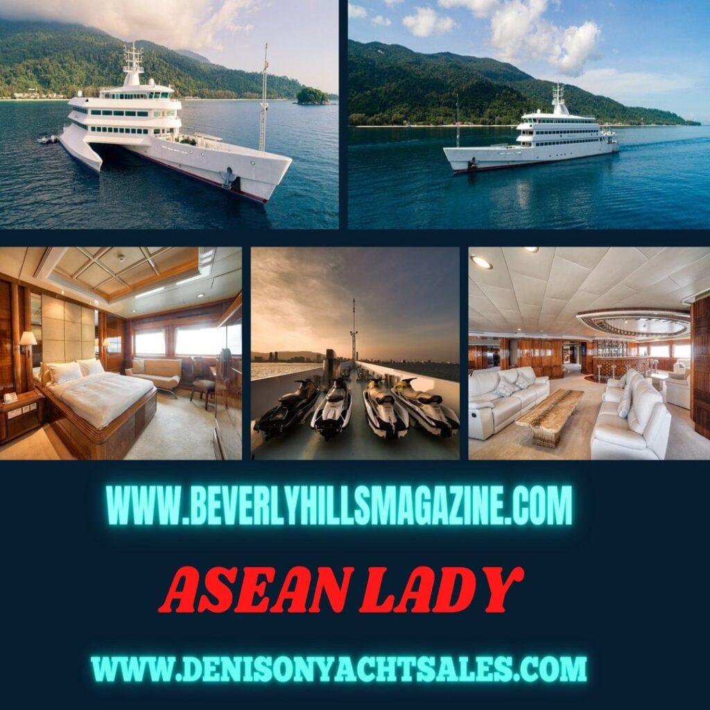 Stunning Mega Yacht: Asean Lady 289' Pride 2004 ⋆ Beverly Hills Magazine
