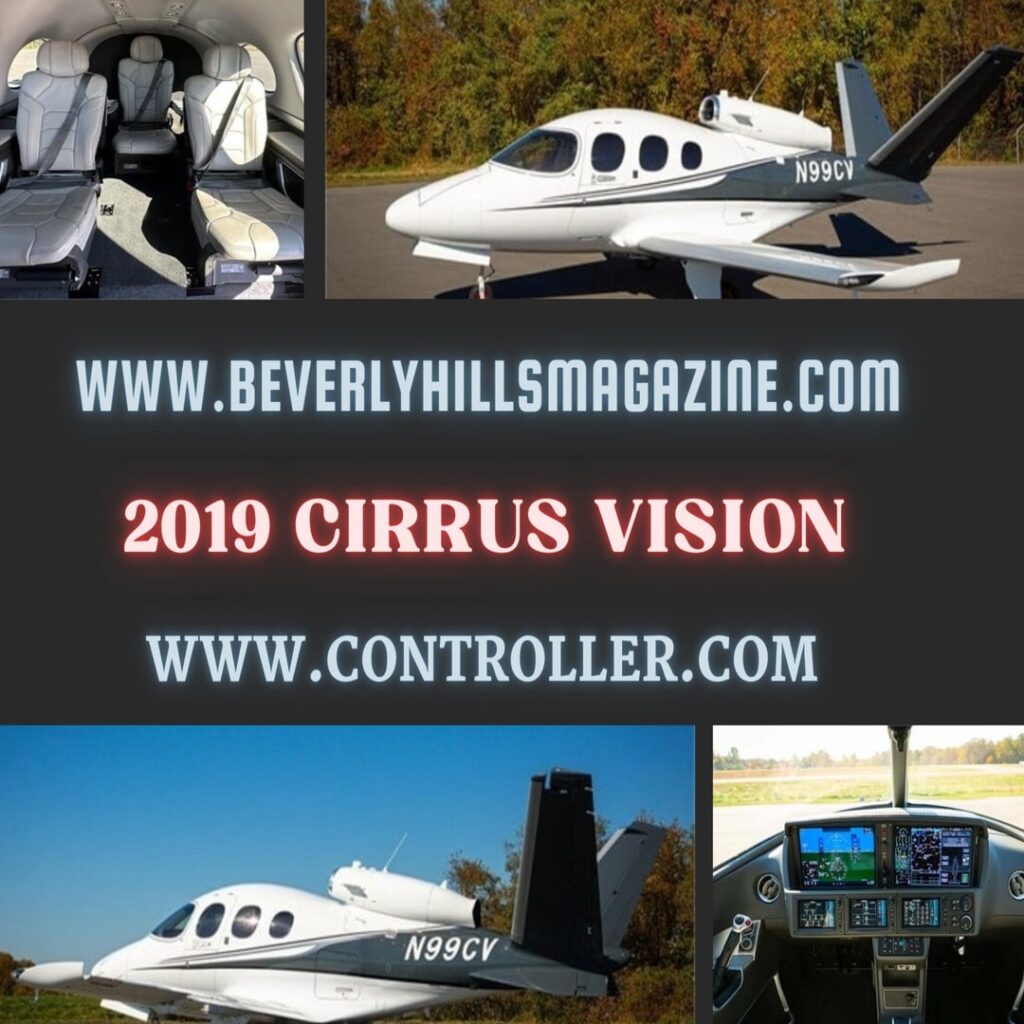 Ultra Private Black & Gray Jet : 2019 Cirrus Vision ⋆ Beverly Hills ...