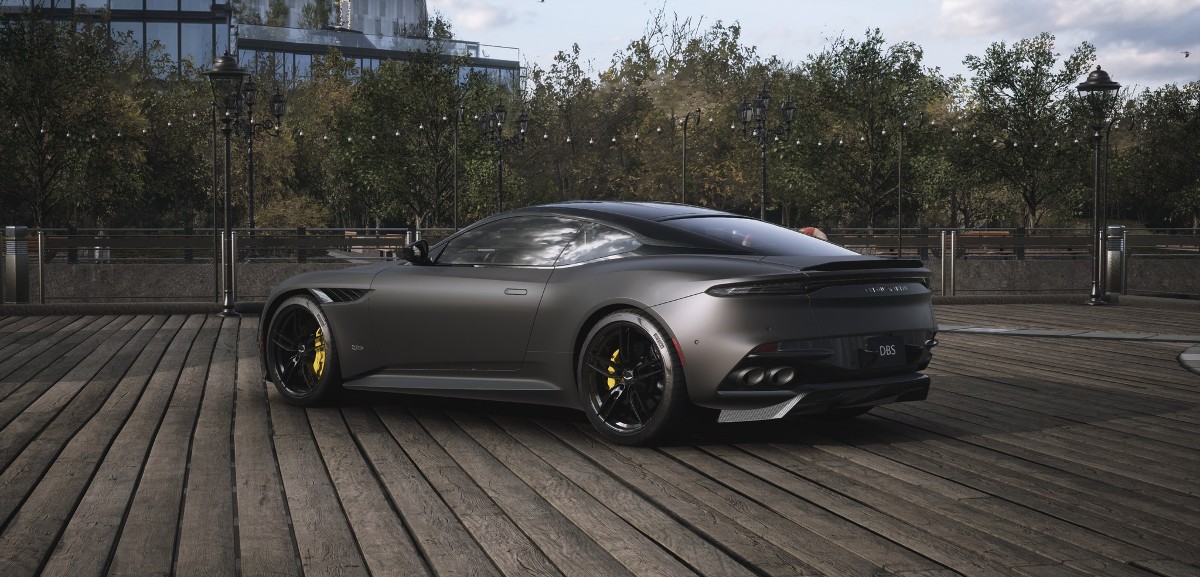 Aston Martin Dbs Black Wallpaper